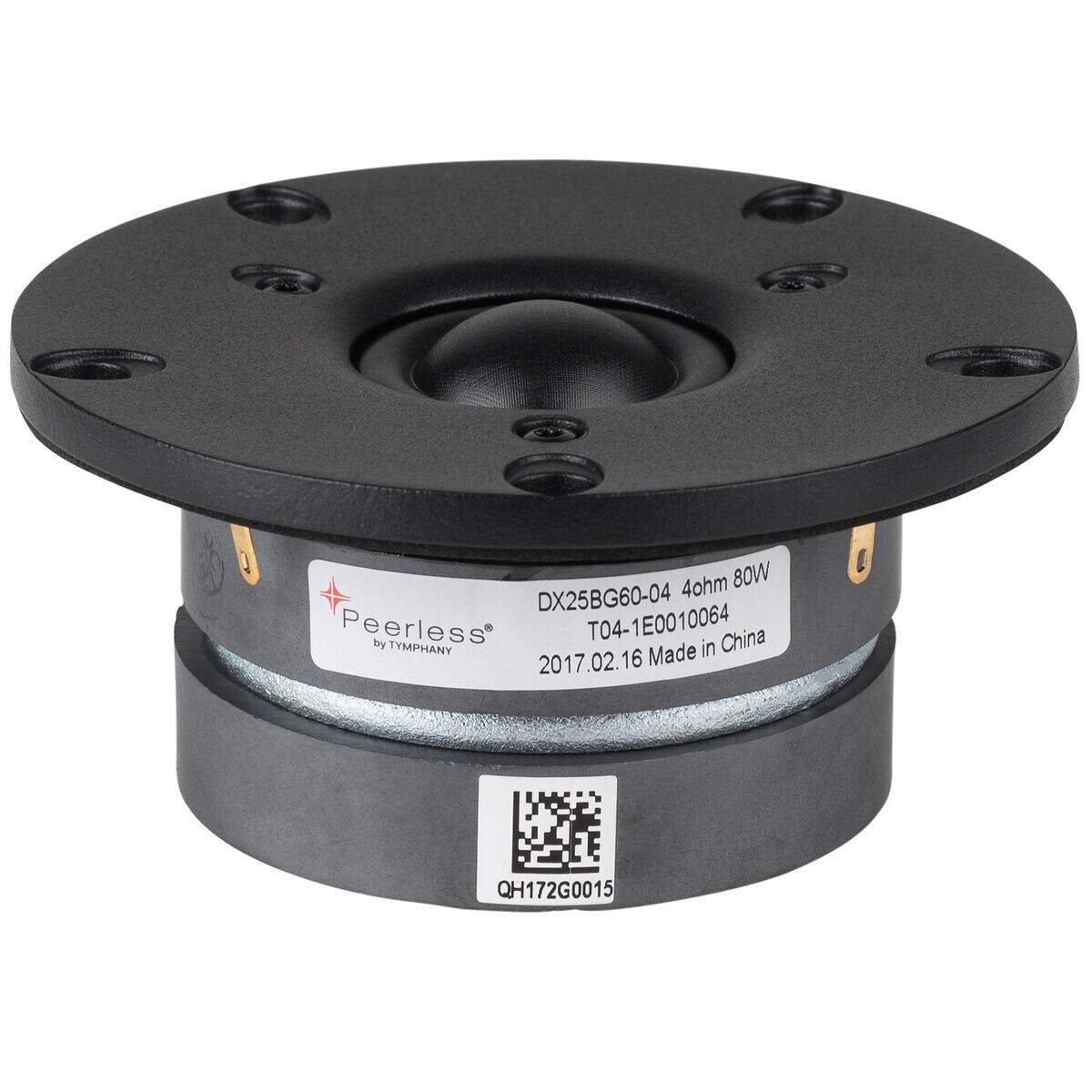 Peerless DX25BG60-04 1" Silk Dome Tweeter 4 Ohm